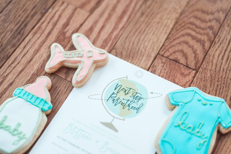 Next Stop Parenthood, Travel Themed Baby Shower | Brittani Elizabeth ...
