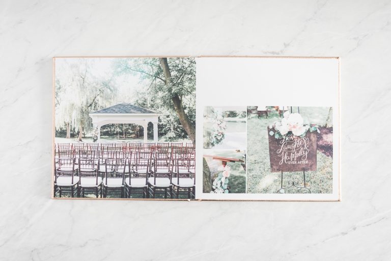 Metallic Rose Gold Leather | Signature Album | Brittani Elizabeth ...